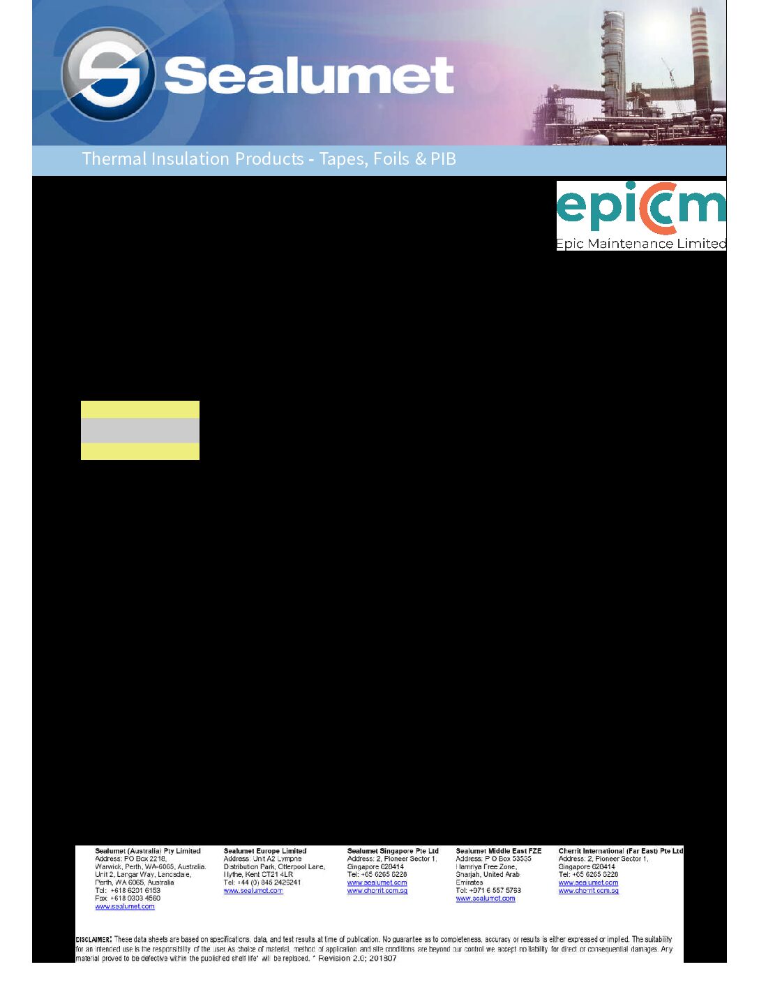 Sealumet Zero Perm 50 Vapour-Stop-Foil | Epic Maintenance Limited